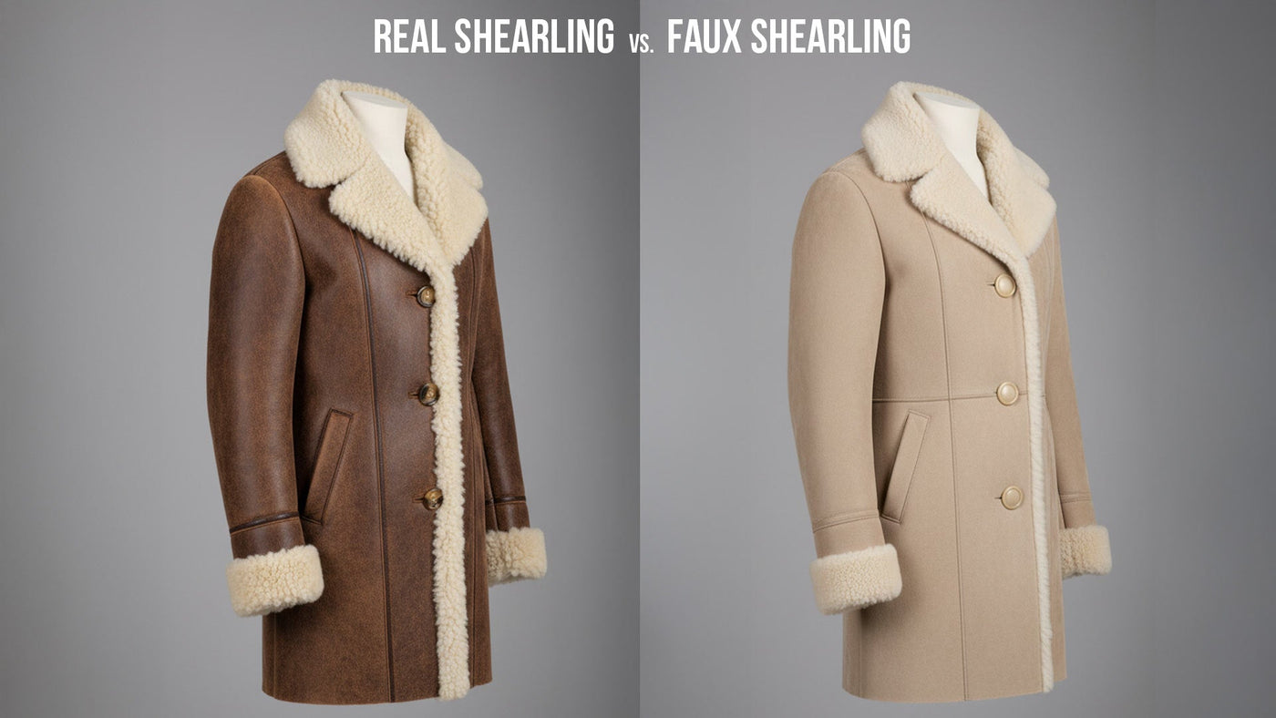 Real vs Faux Shearling Coats | How to Identify Genuine Sheepskin ...